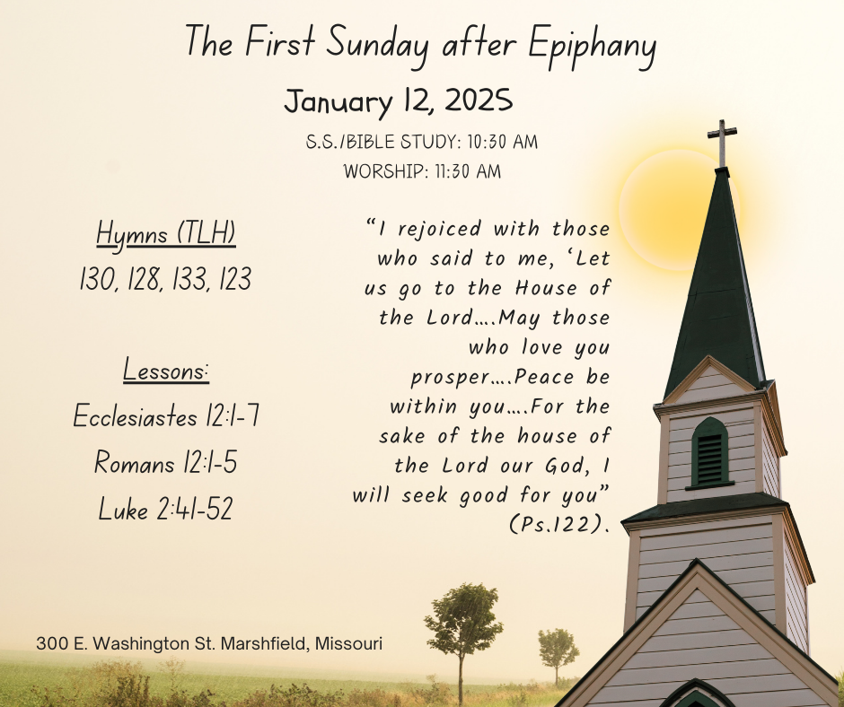 Printable Sermons and Bulletins – Peace Evangelical Lutheran Church